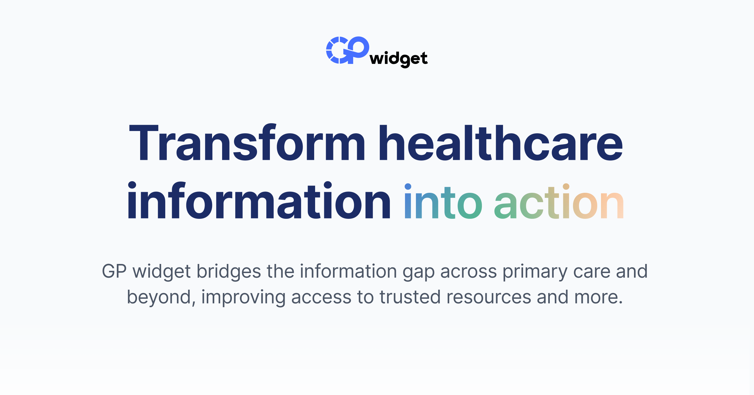 Organisations ∙ GP Widget